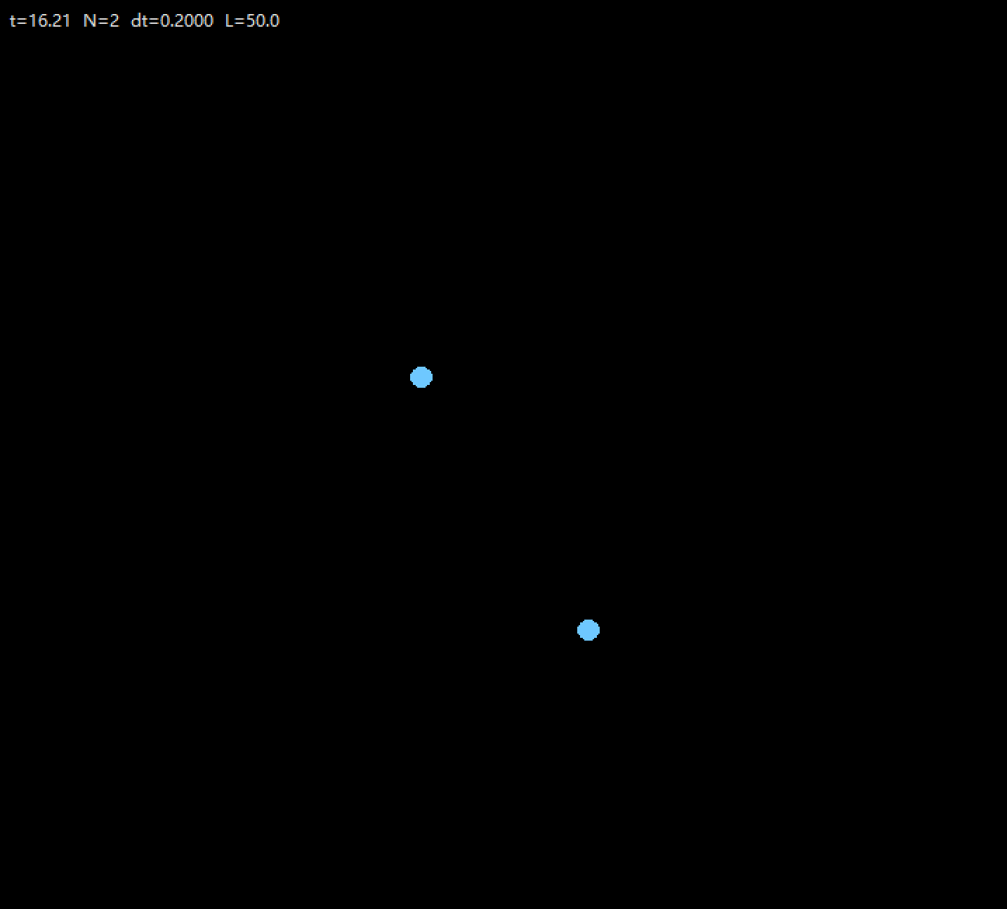 天体运动模拟器 - N-Body Simulator